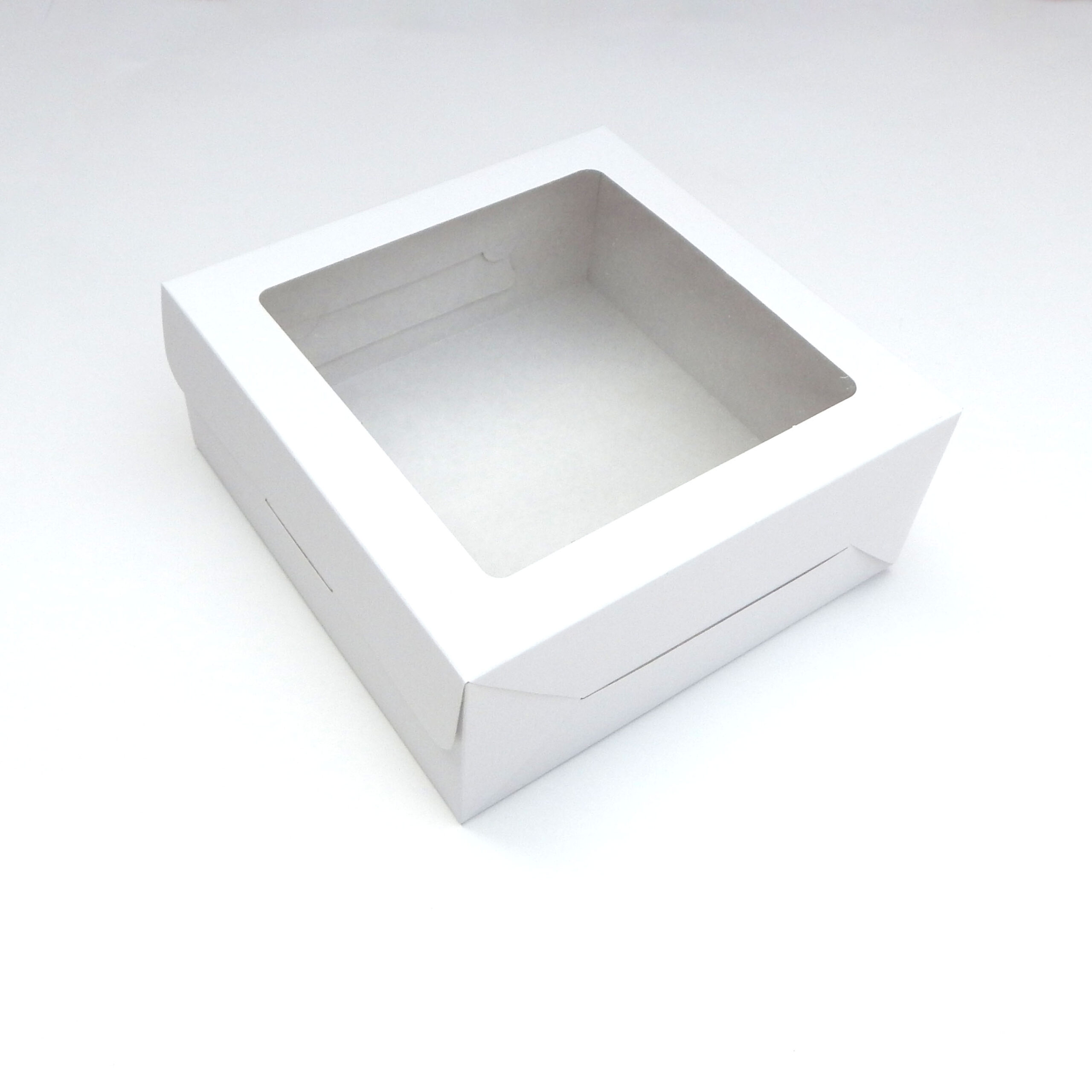 Caja 19x19x8 C Visor Cuadrado Blanca C Pack